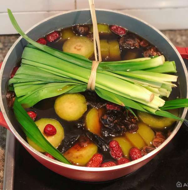 Cách làm TRÀ SÂM BÍ ĐAO LÁ DỨA ngon lành, giải nhiệt